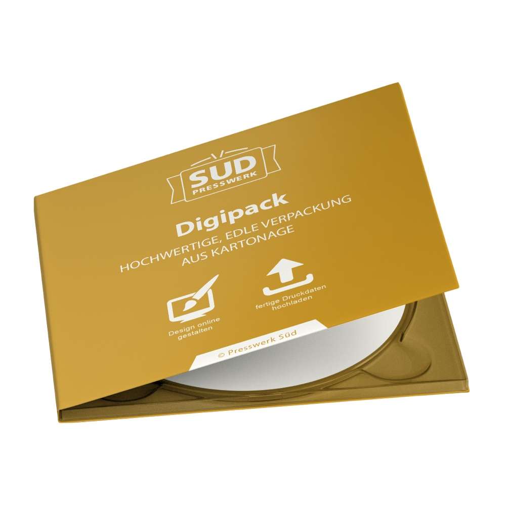 CD Digipack 4-seitig Tray rechts | Presswerk Süd - CD & DVD Medienproduktion