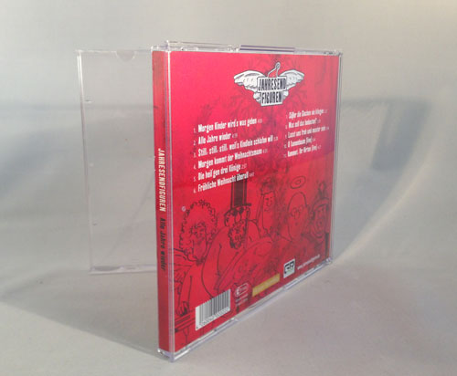 CD Inlaycard 4/0 oder 4/4 farbig bedruckt zum Einlegen in ein Jewelcase ...